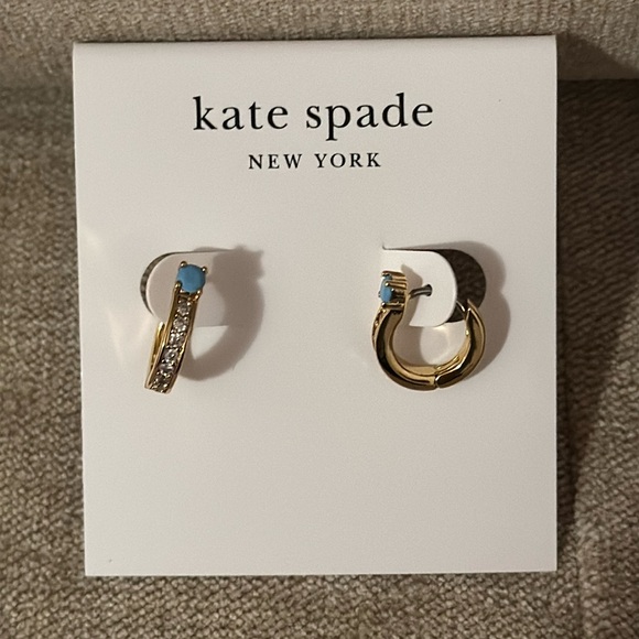 kate spade | Jewelry | Kate Spade Precious Delights Huggie Hoops | Poshmark